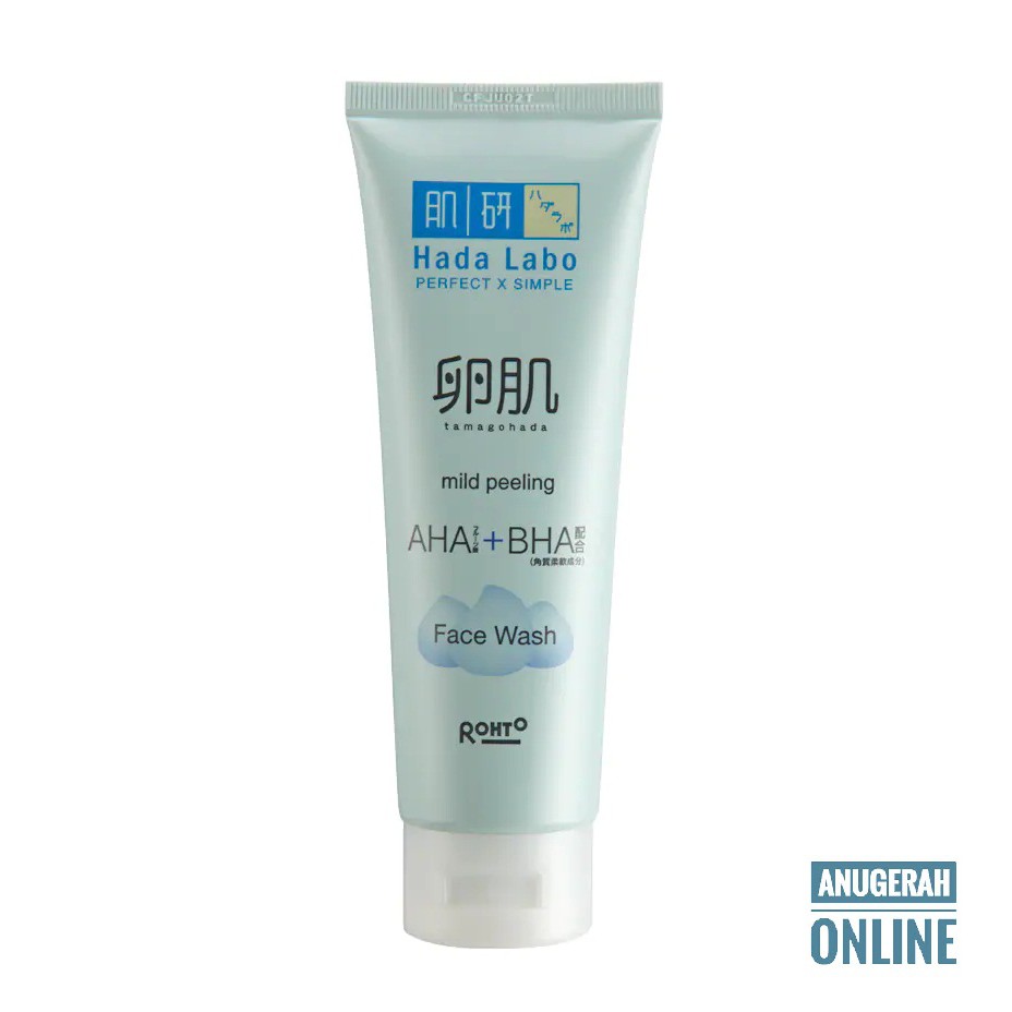 Jual Hada Labo Tamagohada Mild Peeling AHA+BHA Face Wash 50g | Shopee Indonesia