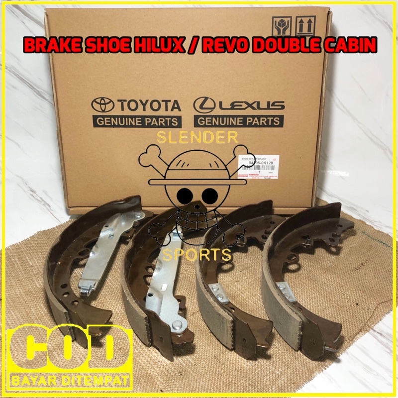 Jual BRAKE SHOE FORTUNER - KAMPAS REM BELAKANG HILUX VIGO REVO DOUBLE ...