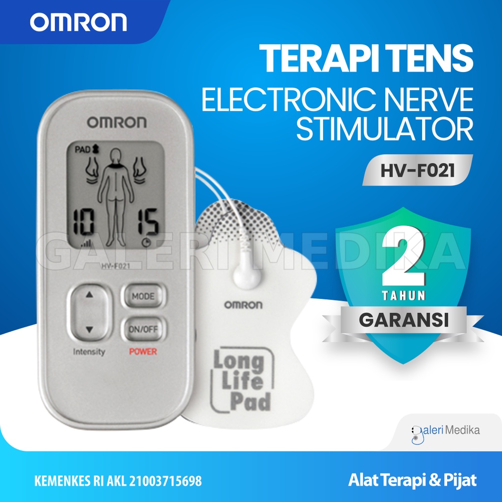 Jual Omron TENS HV-F021 - Electronic Pulse Massager - Pijat Elektrik | Shopee Indonesia