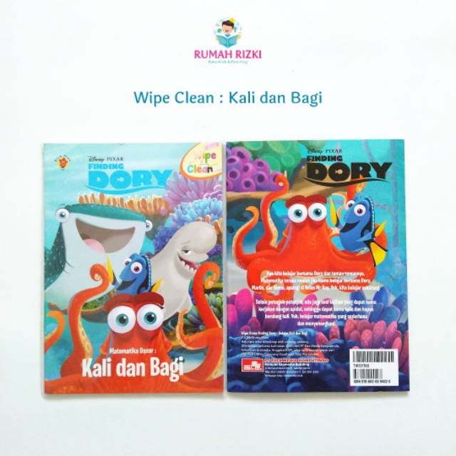 Jual Wipe and Clean Finding Dory : Kali dan Bagi (tanpa spidol ...
