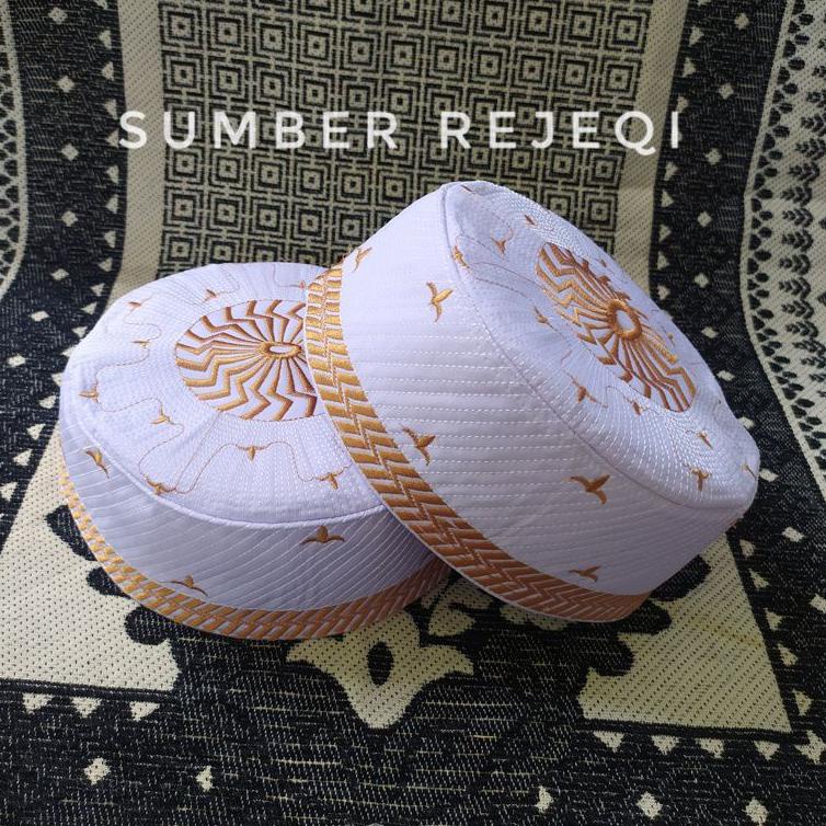Jual Peci MADINAH BUGIS Peci Putih Kopeah madinah lokal kopiah madinah ...