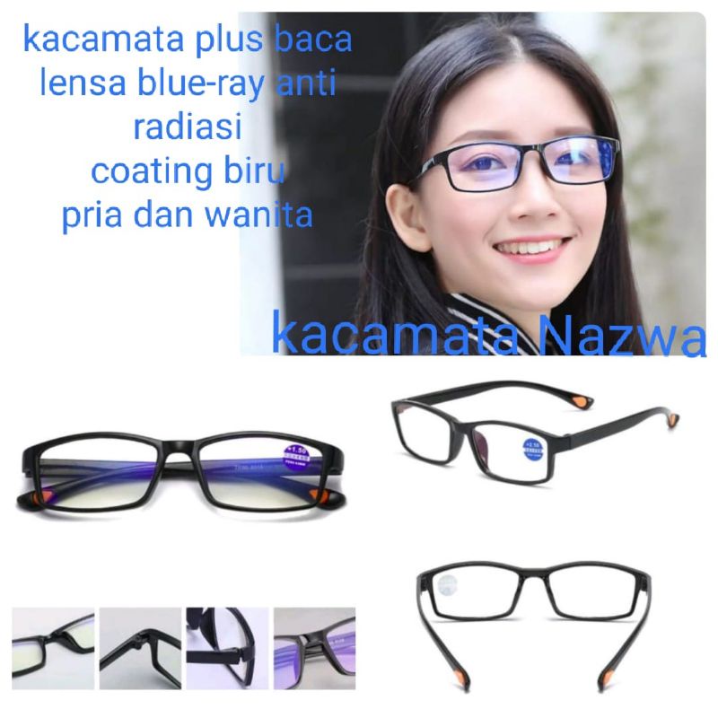 Jual Kacamata Rabun Dekat, Kacamata Baca Plus Anti Blueray, Kacamata ...