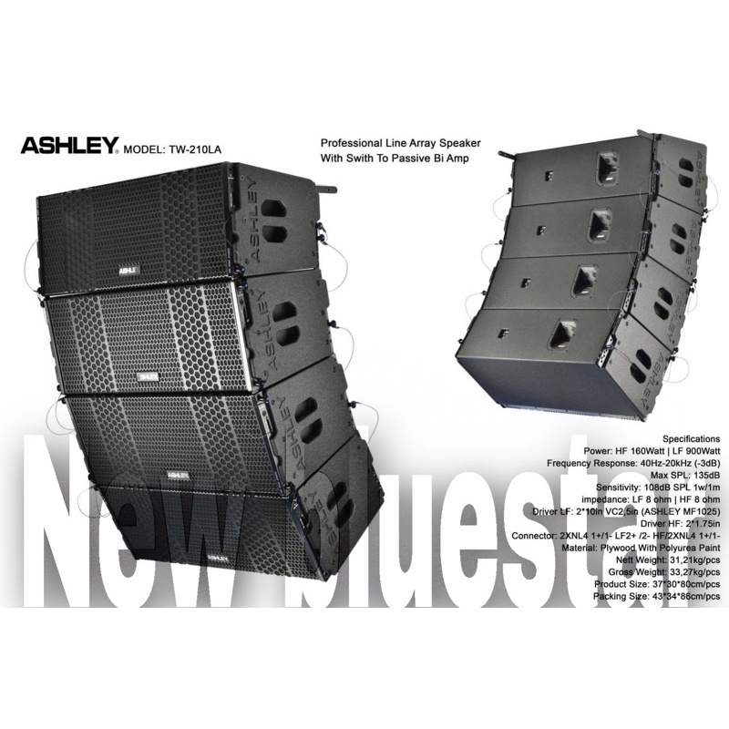 Jual Speaker Line Array Ashley TW 210 LA Original Passive Array TW ...
