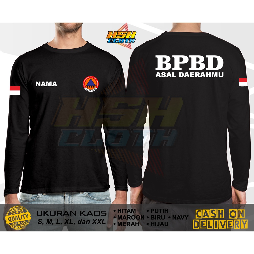 Jual Baju Kaos Distro BPBD custom NAMA DAERAH dan Nama Badan ...