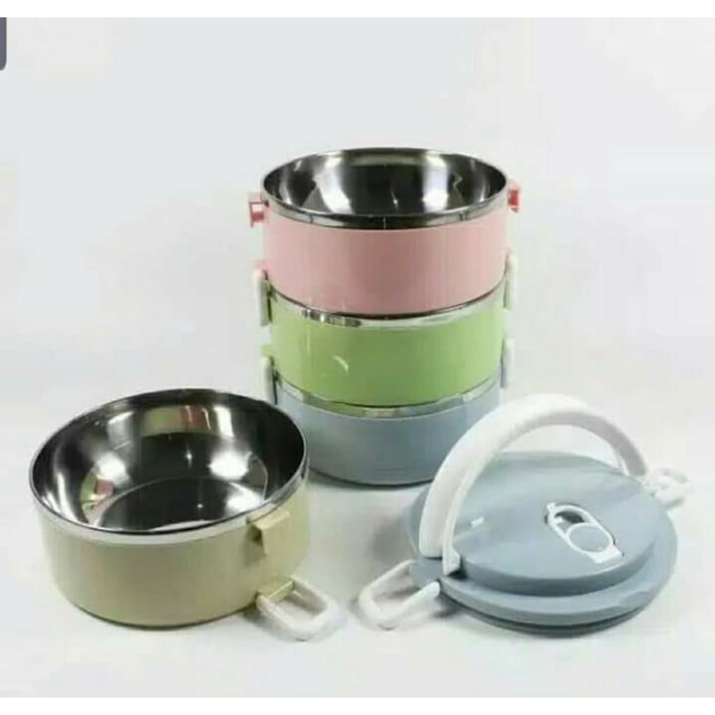 Jual Rantang susun 4 kombinasi warna warni | Shopee Indonesia