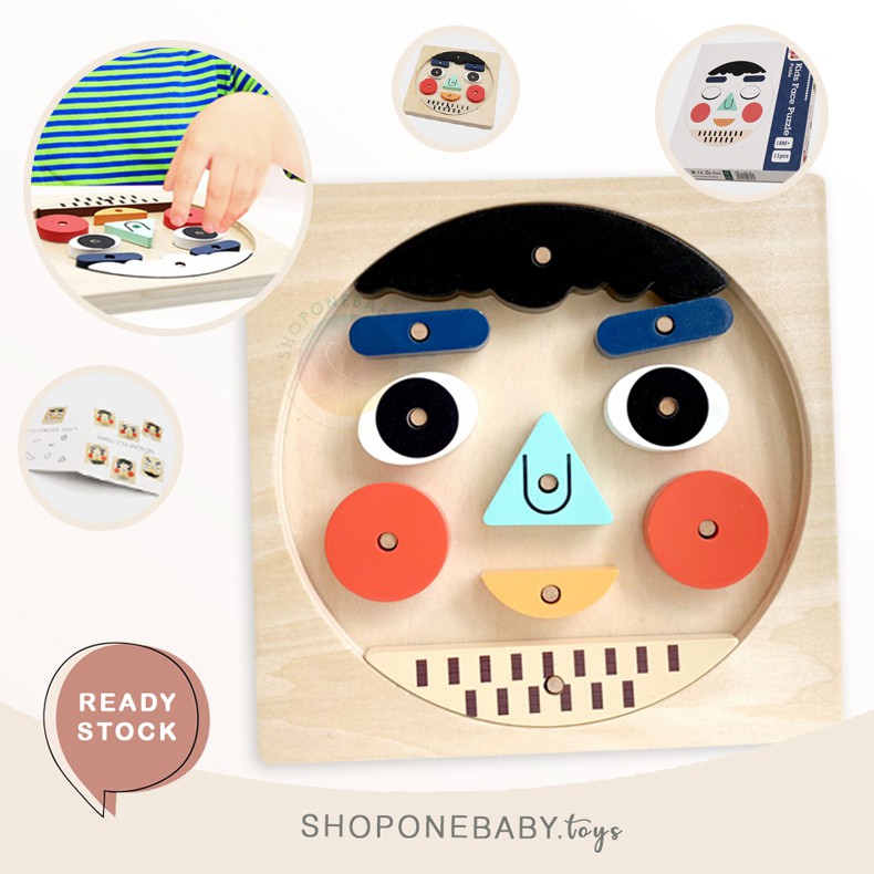 Jual INSTAN Leo & Friends Kids Face Puzzle Shapes Sorting Memory Game ...