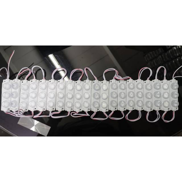 Jual Modul Led (isi 20pcs) 3 mata jumbo timbul besar RGB 7520 3030 3W ...