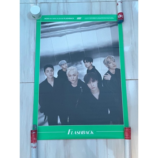 Jual POSTER OFFICIAL IKON FLASHBACK ALBUM | Shopee Indonesia