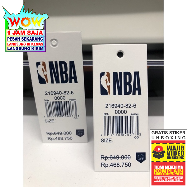 Jual NBA BARCODE PRICE TAG SUPER PREMIUM CO 1X DI KIRIM 600PCS | Shopee ...