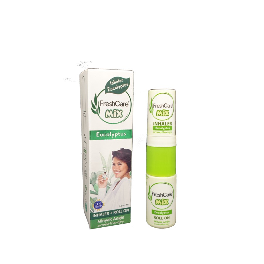 Jual Freshcare Mix Eucalyptus Inhaler + Roll on per piece | Shopee ...