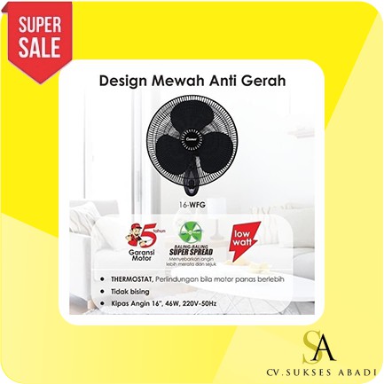 Jual Wall Fan 16-WFG COSMOS 16WFG Kipas Angin Dinding 16 WFG Kipas ...