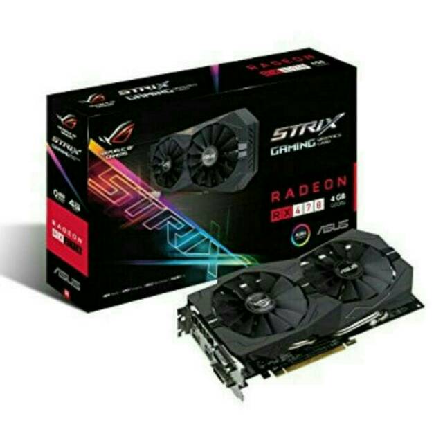 Jual Asus ROG Radeon RX 470 Strix Gaming OC 4GB DDR5 256 Bit | Shopee ...