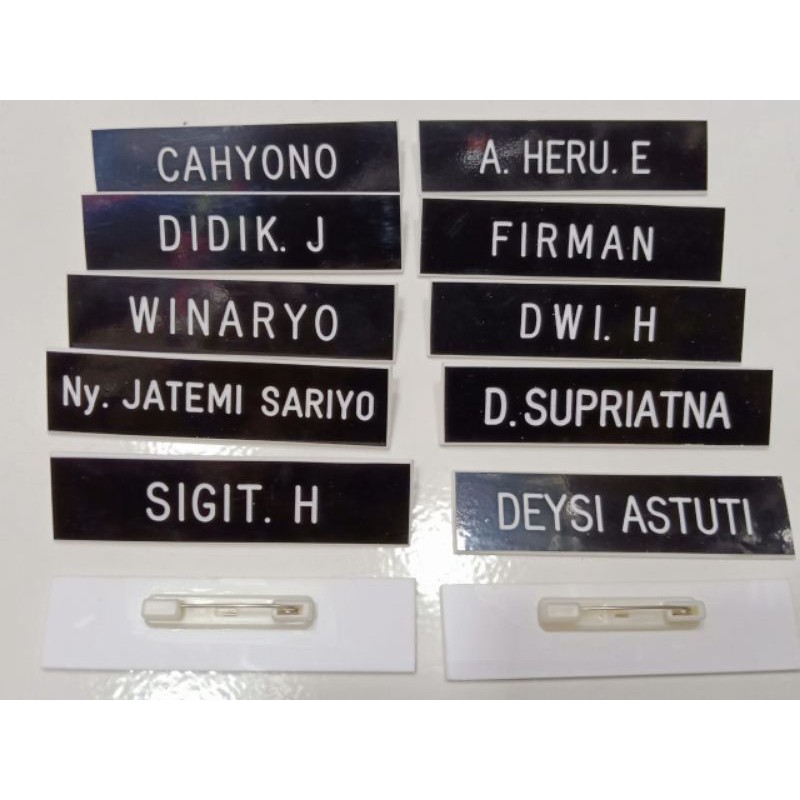 Jual papan nama/ name tag PNS | Shopee Indonesia