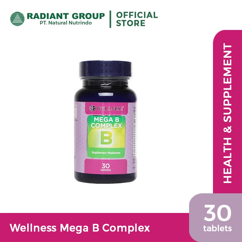 Jual Wellness Mega B Complex - 30 Tablets | Shopee Indonesia