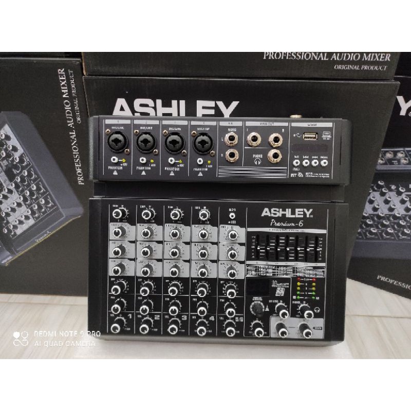 Jual MIXER ASHLEY PREMIUM 6 SUPPORT BLUETOOTH | Shopee Indonesia