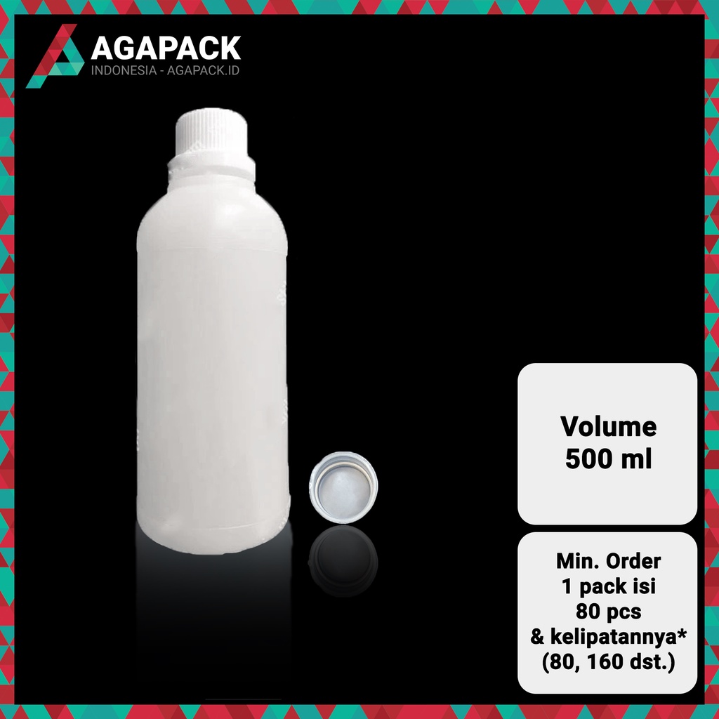 Jual Botol Agro 500ml 500 ml Plastik HDPE Labor | Shopee Indonesia