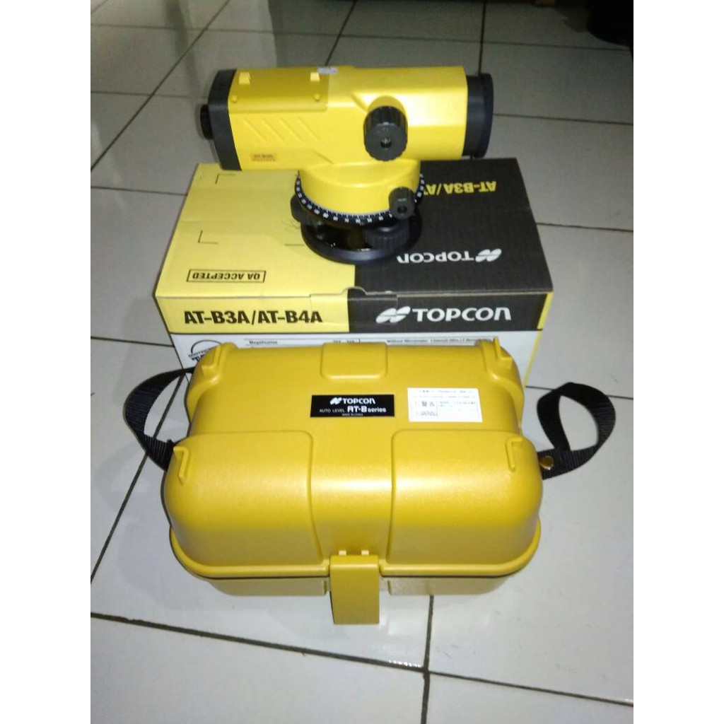 Jual Jual ATB4A Topcon Waterpass Topcon AT B4A/Automatic Level Topcon ATB4A | Shopee Indonesia