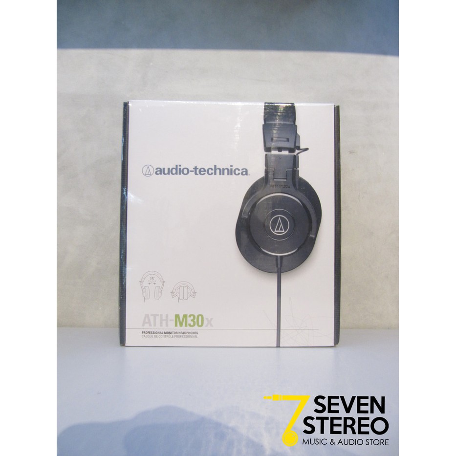 Jual Audio Technica ATH M30X Monitoring Headphone | Shopee Indonesia