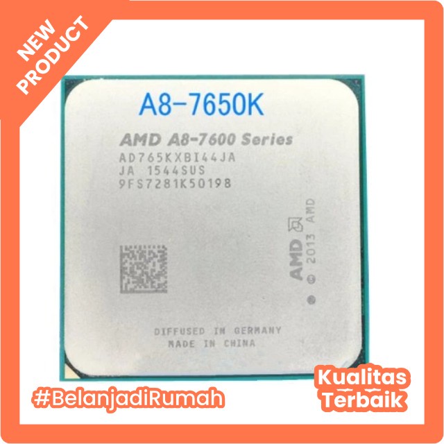 Jual Prosesor AMD APU A8 7650K FM2+ 3.3GHz - 3.8GHz GPU R7 Series A8-7650K | Shopee Indonesia