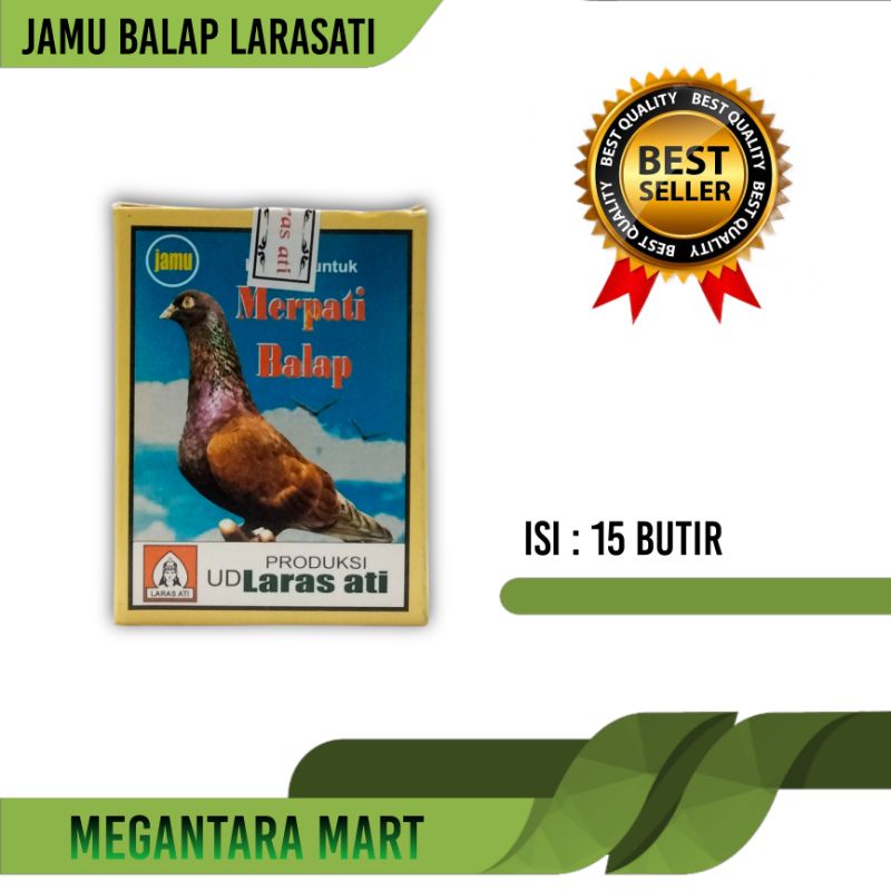 Jual Jamu merpati larasati khusus merpati balap 15 butir | Shopee Indonesia