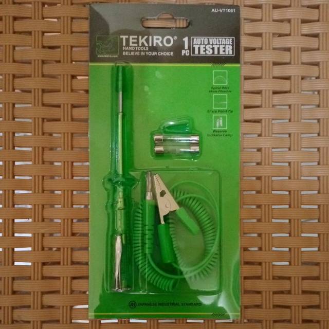 Jual Tespen Aki Tekiro 12V Tespen DC Auto Voltage Tester | Shopee Indonesia