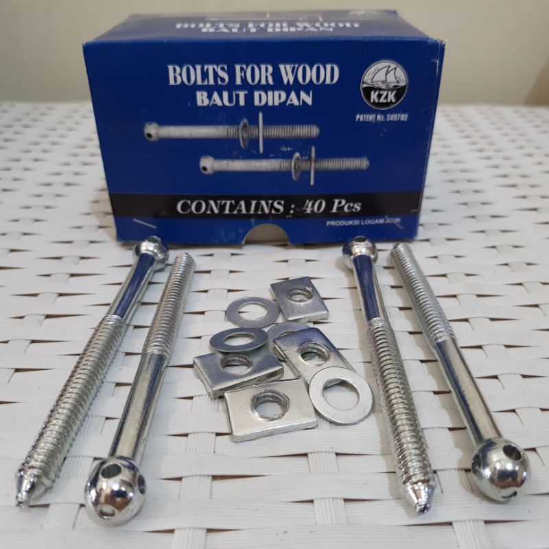 Jual Baut Dipan - Baut Ranjang - Baut kasur - 7.5x100mm - Baut Kayu ...