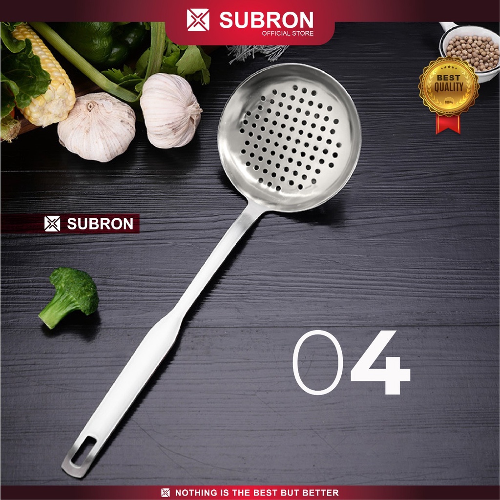 Jual SUBRON Spatula sodet sutil centong lubang dan NON lubang dengan ...