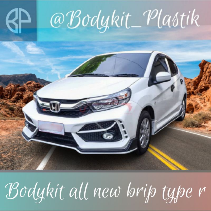 Jual bodykit plastik full bumper new honda brio type r | Shopee Indonesia