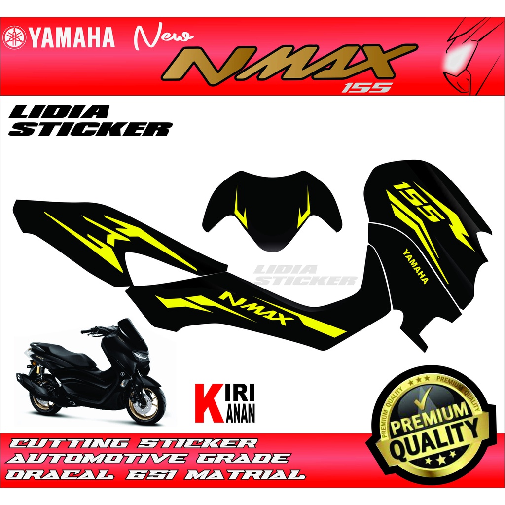 Jual STIKER NEW NMAX STRIPING NMAX CUTTING STICKER GRAFIS BAHAN PREMIUM ...