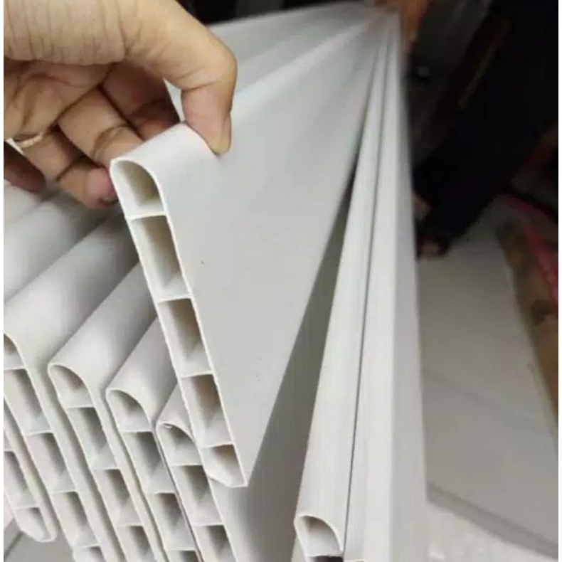 Jual plin PVC / plint pvc / list plank pvc isi 2.4 meter | Shopee Indonesia