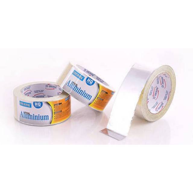 Jual 1 Roll Solatip Aluminium Foil Tape Tambalan Lem Panci Tahan Panas ...