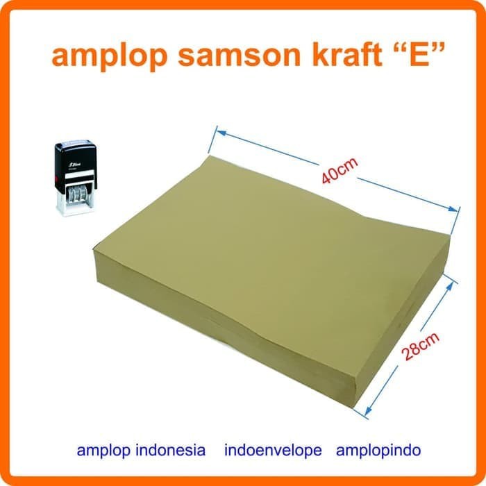 Jual Amplop Coklat Samson E / Map / 28 x40 cm - Coklat Muda | Shopee Indonesia