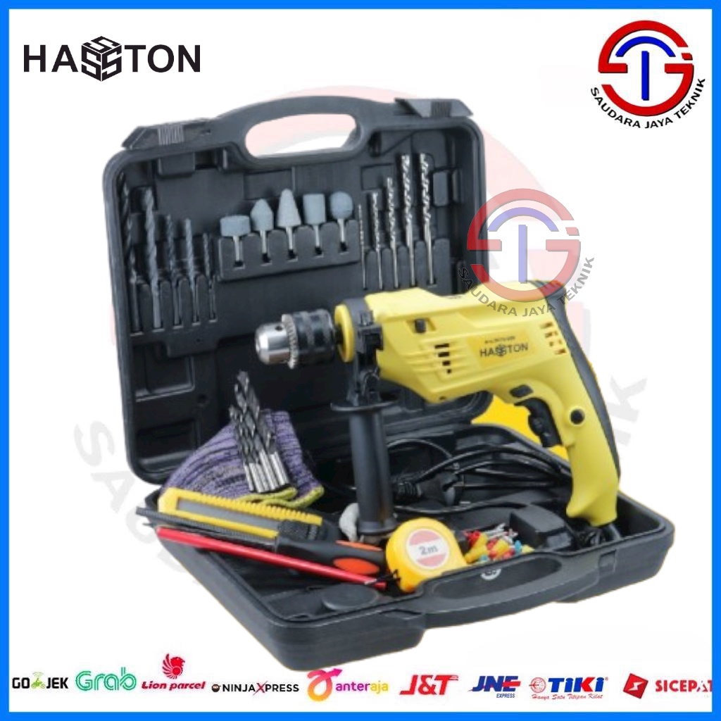 Jual Mesin Bor Listrik Set Box HASSTON PROHEX [3075-006] | Shopee Indonesia
