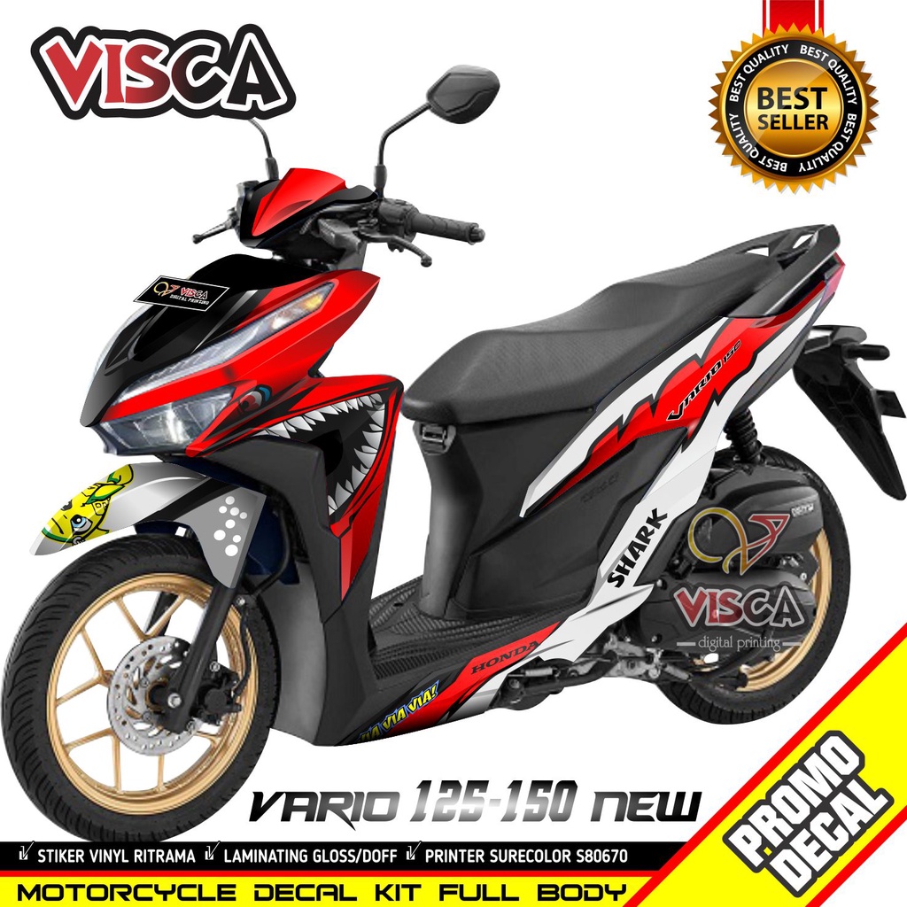 Jual Decal Vario 125 150 New 2018 - 2020 Full Body Stiker Vario 125 150 ...
