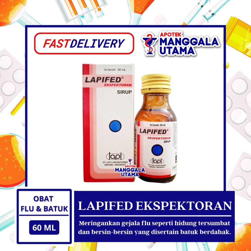 Jual LAPIFED EXPECTORANT SIRUP ISI 60 ML | Shopee Indonesia Jual LAPIFED EXPECTORANT SIRUP ISI 60 ML | Shopee Indonesia
