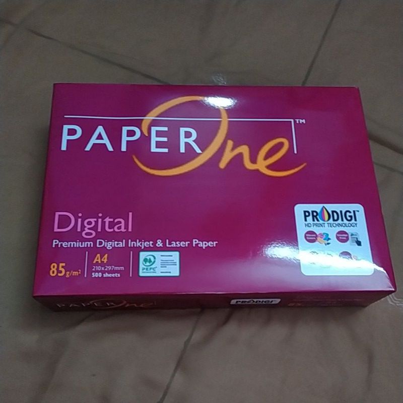 Jual paperone premium digital &laser paper A4 85gr 1ream(500sheets),hvs ...
