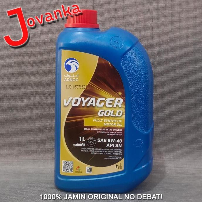 Jual Adnoc Voyager Gold 1 Liter - Adnoc Oil 5W 40 - Oli Motor Mobil ...