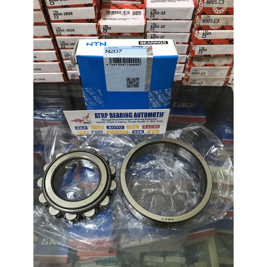 Jual CYLINDRICAL ROLLER BEARING N207 N 207 / 6207 35X72X17 NTN JAPAN ...