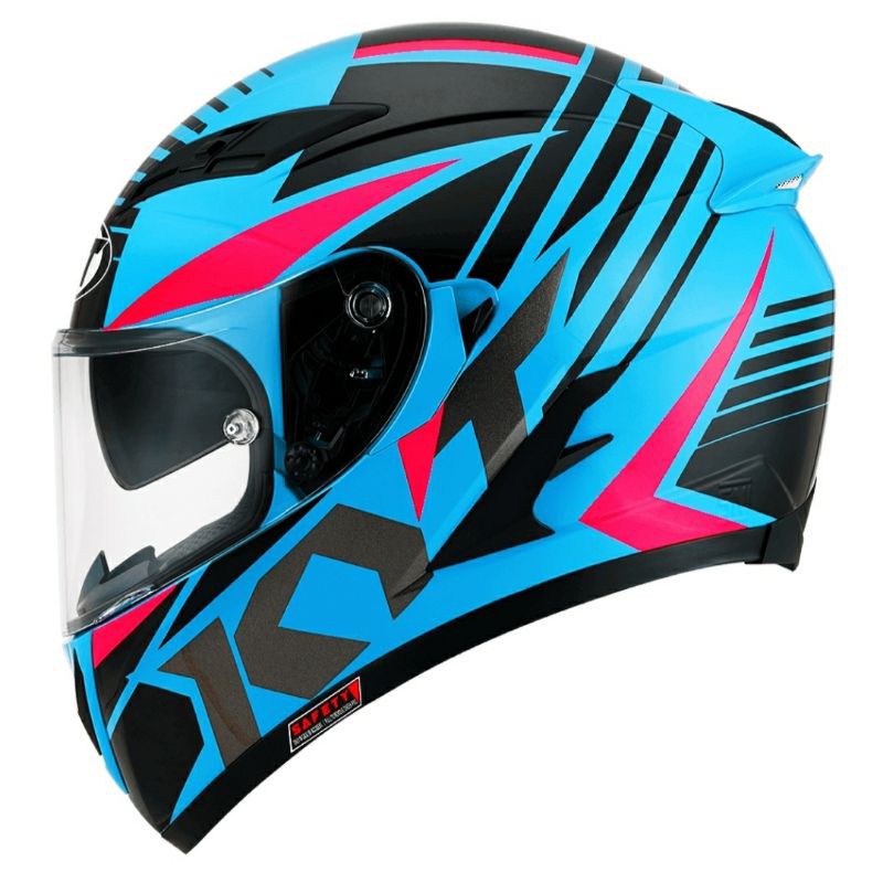 Jual Helm KYT Falcon FR Original Radiant Sky Blue | Shopee Indonesia