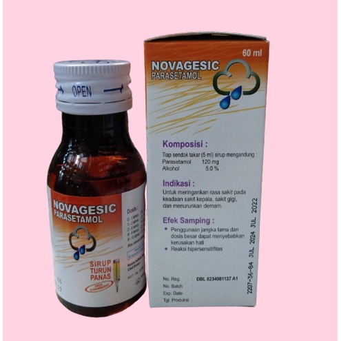 Jual Novagesic Syrup 60 ML | Shopee Indonesia