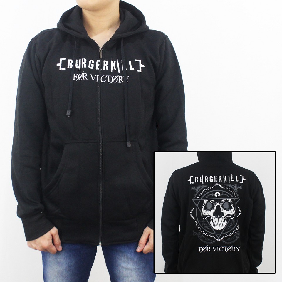 Jual JAKET UNDERGROUND BURGERKILL M L XL XXL - JAKET BURGERKILL HEAVY METAL - JAKET MUSIK ...