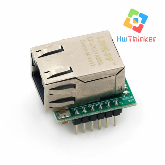 Jual Smart USR-ES1 W5500 SPI to LAN/ Ethernet Converter for Arduino ...