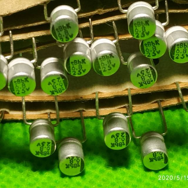 Jual Kapasitor capasitor elco elko 6.8uf 25v 6.8 uf original NIPPON ...