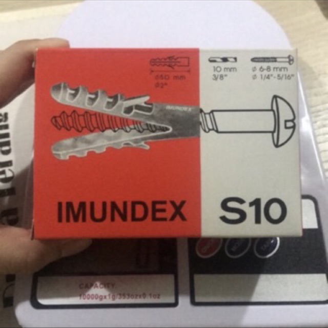 Jual Fischer IMUNDEX S10 Isi 50 Pcs / Fisher Untuk Skrup Tembok / Viser ...
