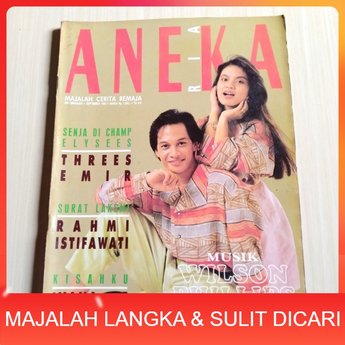 Jual Majalah ANEKA RIA YESS No.10 Sep 1990 GITO & ELSA SIGAR + POSTER Langka | Shopee Indonesia