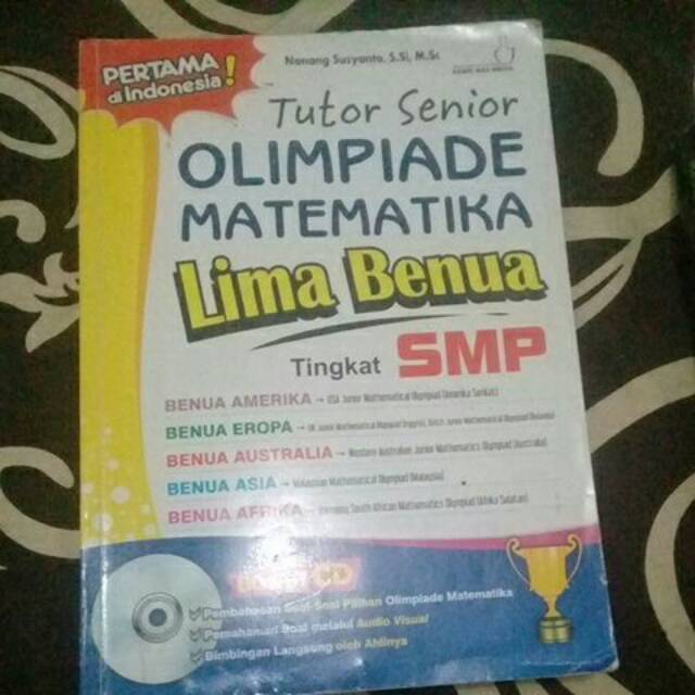 Jual Buku Olimpiade Matematika lima benua untuk SMP | Shopee Indonesia