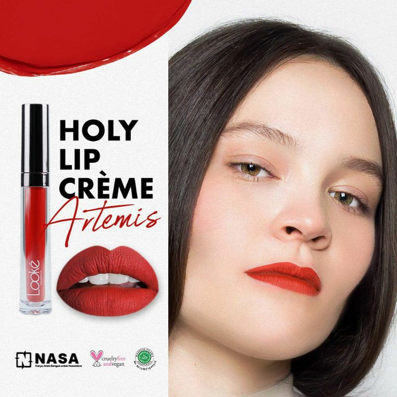 Jual LOOKE HOLY LIP CREME 3IN1 ORIGINAL | Shopee Indonesia
