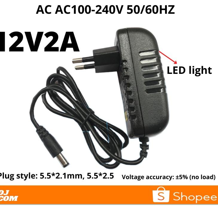 Jual Recomend Adaptor 12V 2A LED Strip | Shopee Indonesia