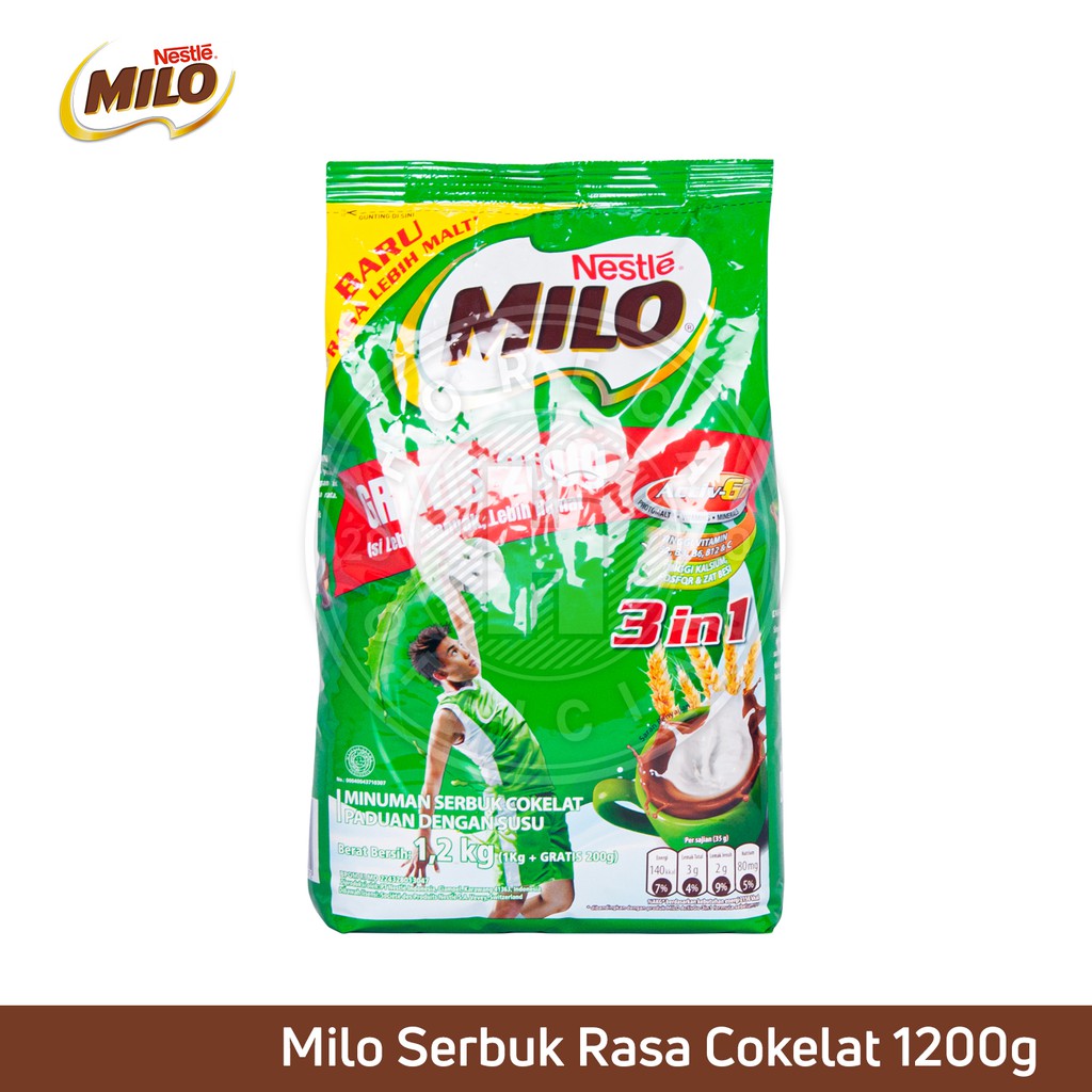 Jual Nestle Milo Activ-Go 3in1 1Kg / Minuman Serbuk Coklat Dengan Susu ...