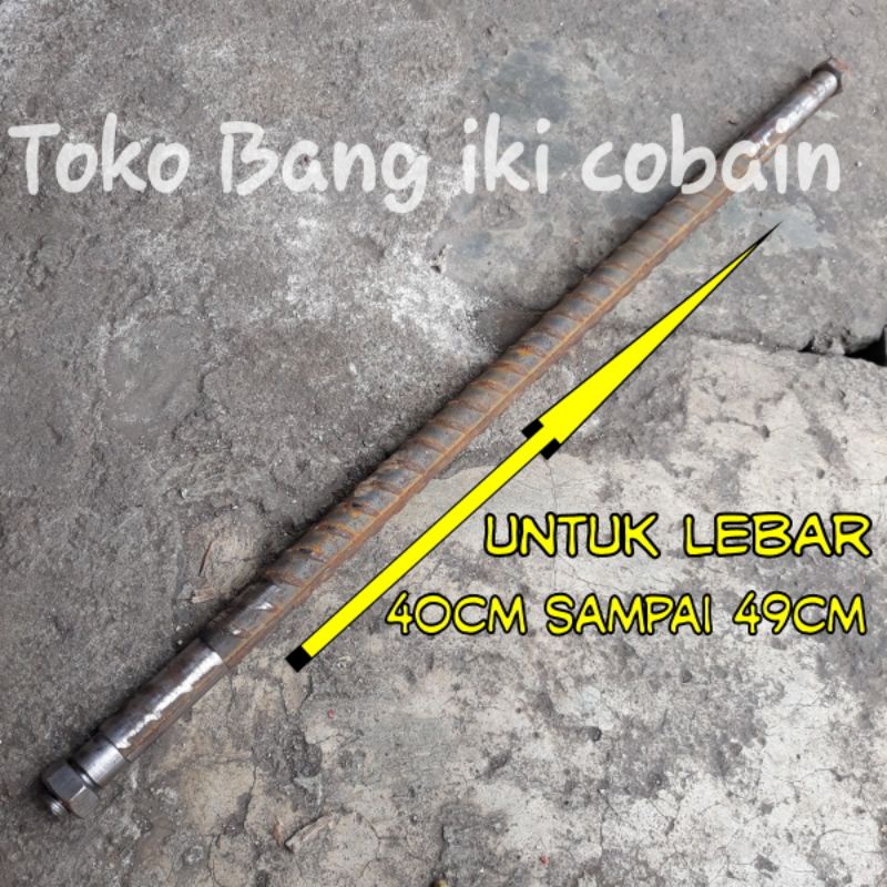 Jual Besi As Roda Gerobak untuk Lebar Gerobak 40cm dan 45cm | Shopee ...